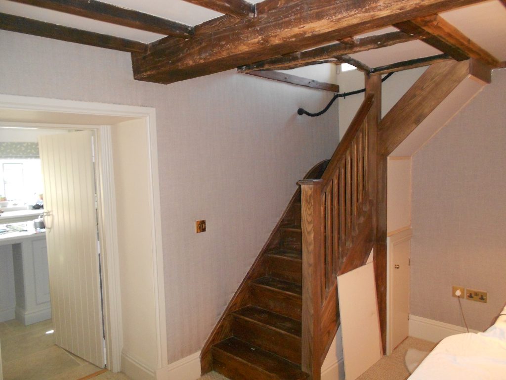 Fabric Walling in a Cotswolds Country House - The Fabric Walling Company